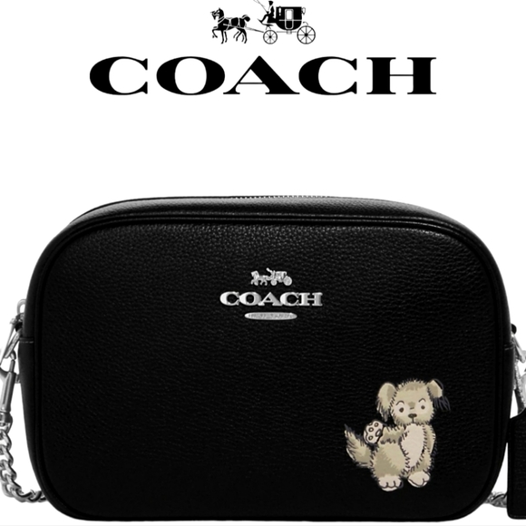 Coach | Bags | New Coach Crossbodyjamie Camera Bag With Happy Dog Print ...